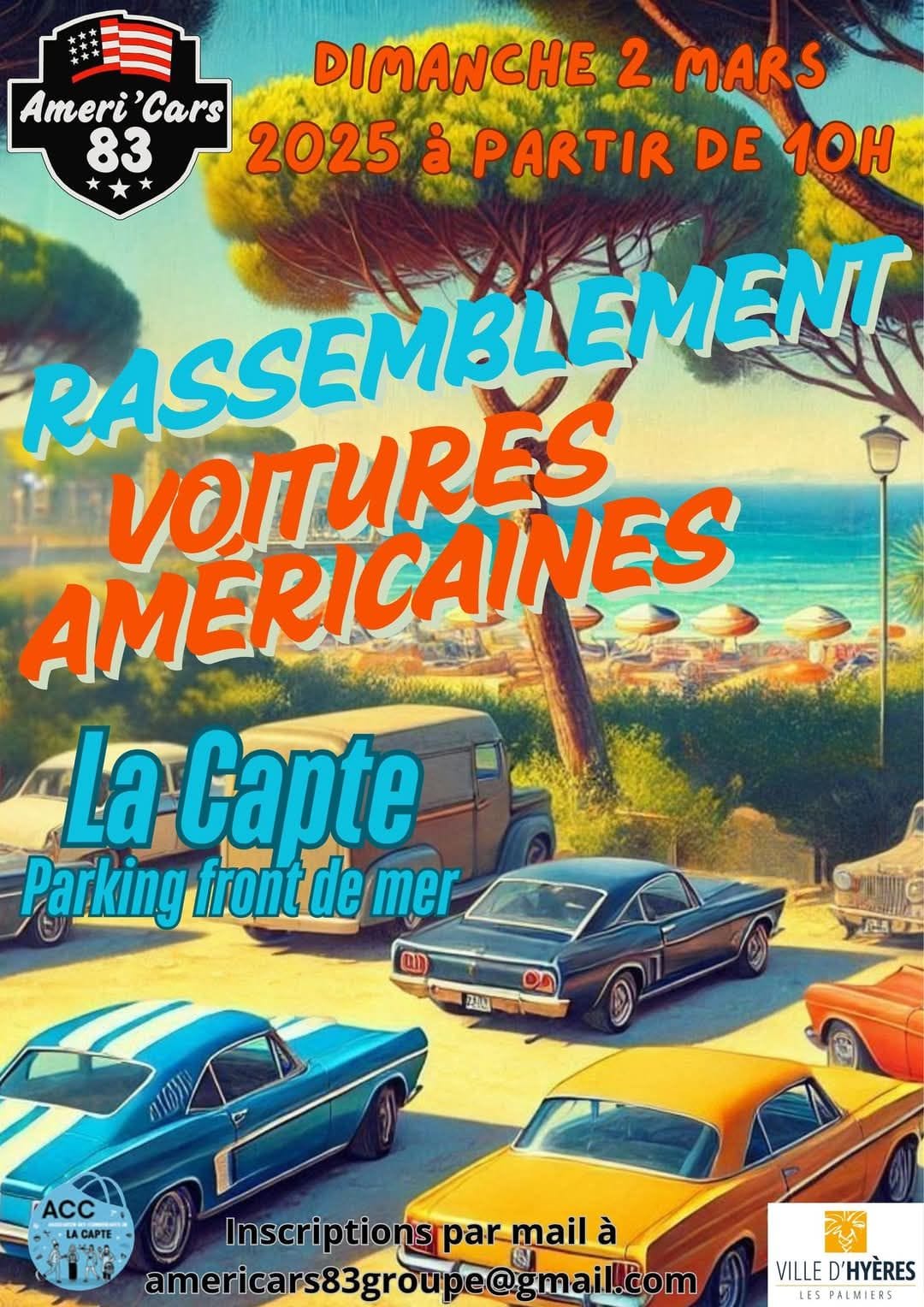 Rassemblement et exposition de voitures Américaines • TLN inside